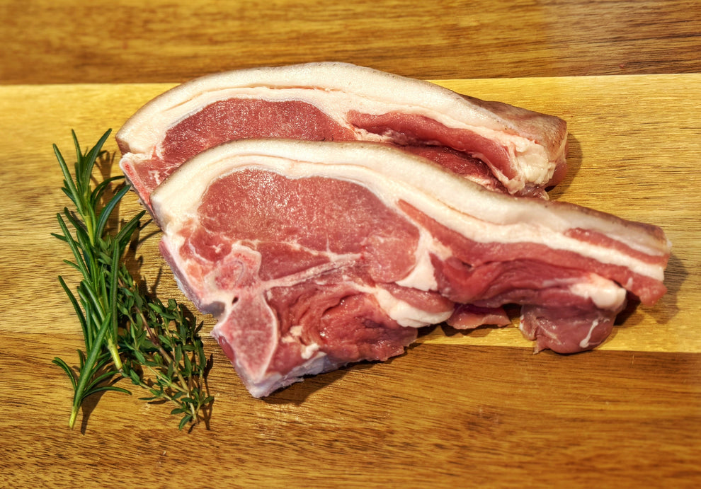 Rystin Hill Farm | Pork Loin Chops – The Pork Hut, Tasmania