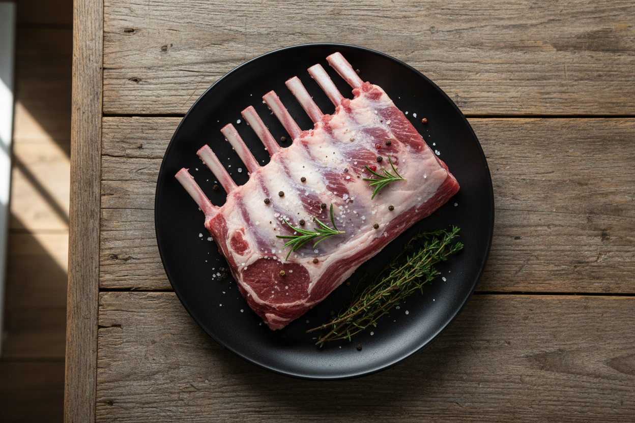 Lamb Cutlet Rack – The Pork Hut, Tasmania